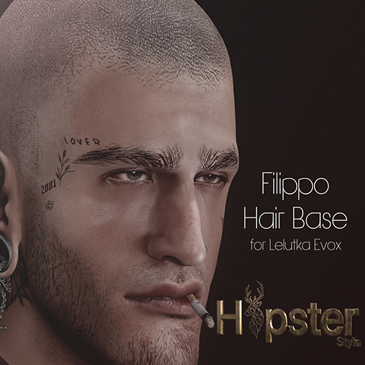 Second Life Marketplace [hipster Style] Filippo Hairbase Brown For
